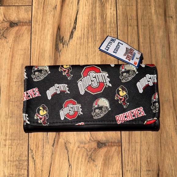 Jenkins ENT. | Bags | Ohio State Buckeyes Black Wallet | Poshmark